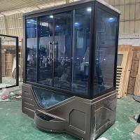 China Tempered Glass Steam Shower Bathroom Luxury Surfing Whirlpool Massage With Jaucczi Bathtub for sale