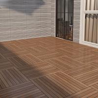 China Outdoor Non Slip Wood Grain Porcelain Rustic Tiles For Patio Garden Yard Terrace Balcony for sale