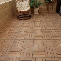 China Outdoor Non Slip Wood Grain Porcelain Rustic Tiles For Patio Garden Yard Terrace Balcony for sale