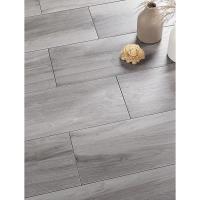 China 200x1200mm Glazed Matt Wood Grain Porcelain Tile Brown Grey Indoor Wooden Look Antique for sale