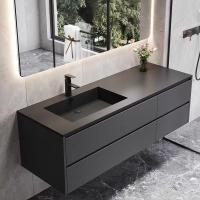 China Hotel Wall Mounted Bathroom Cabinet Modern Bathroom Mirrored Cabinet With LED Light for sale