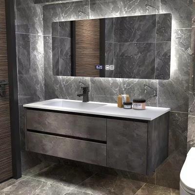 China Wall Mount Custom Modern Bathroom Vanity Units Bathroom Vanity Sink Combo Set ODM for sale