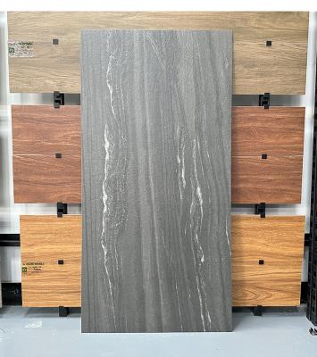China Grey Living Room Rustic Porcelain Floor Tile Non Slip Tile Matte Finished for sale