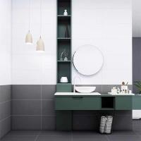 China Kitchen Toilet Balcony Wall Cement Gray Tile 300x600 Non Slip Floor Tile for sale