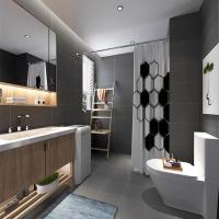 China Kitchen Toilet Balcony Wall Cement Gray Tile 300x600 Non Slip Floor Tile for sale