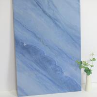 China 600x1200mm Porcelain Marble Slab Tile Hotel Blue Polished Ceramic Tile for sale