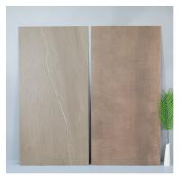 China Foshan New Style Brown Color Interior Floor Tiles , 600x1200 Rustic Wall Tiles for sale