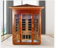 China Garden Cabin Outdoor Steam Sauna , Outdoor Wooden Sauna Room for sale