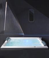 China 2 Person Whirlpool Acrylic Jacuzzi Tub Home Improvement Independent Water Massage for sale