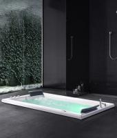 China 2 Person Whirlpool Acrylic Jacuzzi Tub Home Improvement Independent Water Massage for sale