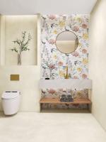 China Grade AAA Toilet Flower Tile , 600x1200mm Background Wall And Wall Tile for sale