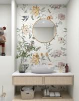 China Grade AAA Toilet Flower Tile , 600x1200mm Background Wall And Wall Tile for sale