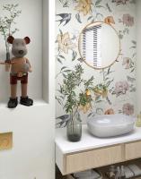 China Grade AAA Toilet Flower Tile , 600x1200mm Background Wall And Wall Tile for sale