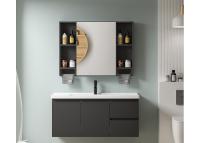 China IP44 Waterproof Bathroom Vanity Units , Hotel Wall Mounted Sink Vanity for sale