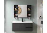 China IP44 Waterproof Bathroom Vanity Units , Hotel Wall Mounted Sink Vanity for sale