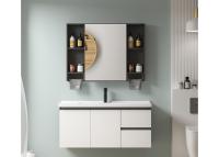 China T&F Bathroom Vanity Units , Space Saving Vanity Cabinet With Mirror for sale