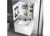 China Wall Mounted Wash Basin Vanity Cabinet Waterproof For Bathroom for sale