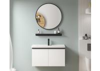China Wall Mounted Wash Basin Vanity Cabinet Waterproof For Bathroom for sale