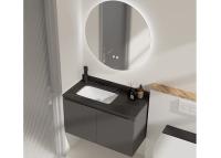 China Metal Black Wall Mounted Bathroom Vanity EDM / OEM Available for sale