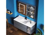 China MDF boards Bathroom Basin Units , ISO9001 Bathroom Single Sink Vanities for sale