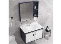 China Foshan Manufacturer Hot Sale Single Sink Design Modern Bathroom Vanity Set for sale