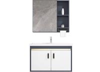 China Foshan Manufacturer Hot Sale Single Sink Design Modern Bathroom Vanity Set for sale