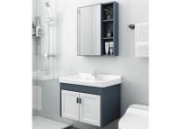 China European style white sink cabinets mirror wall hung cabinet units modern bathroom vanity for sale