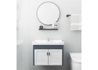 China European style white sink cabinets mirror wall hung cabinet units modern bathroom vanity for sale