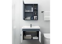 China European style white sink cabinets mirror wall hung cabinet units modern bathroom vanity for sale
