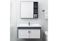 China European style white sink cabinets mirror wall hung cabinet units modern bathroom vanity for sale