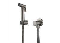 China New Design Handheld Toilet Bidet Spray Kit Bathroom Wall Mounted Brushed for sale