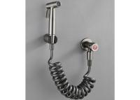 China New Design Handheld Toilet Bidet Spray Kit Bathroom Wall Mounted Brushed for sale