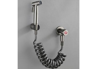 China New Design Handheld Toilet Bidet Spray Kit Bathroom Wall Mounted Brushed for sale