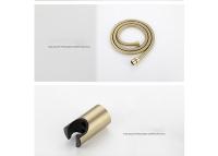 China Modern Hotel Brushed Gold High Pressure Toilet Bidet Shattaf Wall Mounted for sale