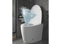 China Modern Advanced Foot Sensor Intelligent Water Closet White Ceramic Bathroom for sale