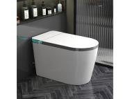 China Automatic Sanitary Ware Items , Black Bathroom Wc Intelligent Ceramic Toilet Bowl for sale