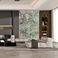China Natural Stone Polished Emerald Green Onyx Marble Slab For Interior Wall Decoration for sale