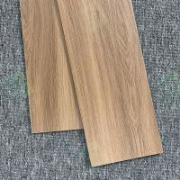 China Imitate Solid Wooden Texture Straight Edges Full Body Porcelain Tiles Wear Resistant for sale