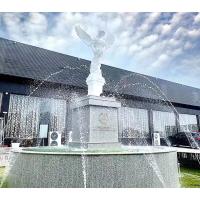 China Outdoor Garden Decoration Lady Marble Stone Sculpture Life Size for sale