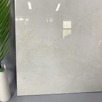 China 600x600mm Full Body White Color Polished Glazed Marble Flooring Wall Tiles Anti Slip for sale
