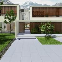 China Garden Granite Floor Non Slip Matte Finished Rusitc Tiles Anti Slip Public Parking Outdoor Porcelain Floor Tiles for sale