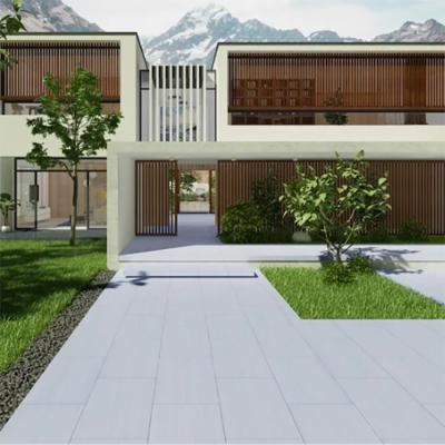China Garden Granite Floor Non Slip Matte Finished Rusitc Tiles Anti Slip Public Parking Outdoor Porcelain Floor Tiles for sale