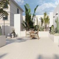 China Gray R12 Matte Surface Non Slip Rustic Outdoor Porcelain Floor Tile for sale