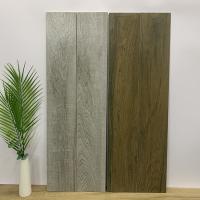 China Anti Slip Wear Resistant Rough Surface Full Body Porcelain Wood Effect Floor Tiles for sale