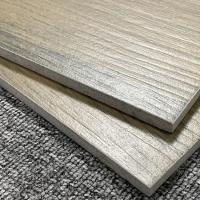 China Anti Slip Wear Resistant Rough Surface Full Body Porcelain Wood Effect Floor Tiles for sale