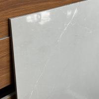 China High Glossy Gray Color Nature Texture 600*600mm Glazed Polished Porcelain Floor Tiles for sale