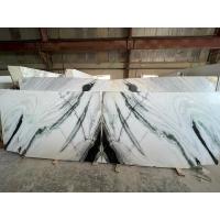 China Black Veins White Marble Panda White Wall Flooring Stairs Natural Marble Stone Slab for sale