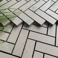 China Morden Fish Bone Marble Mosaic Background Wall Tiles For Living Room for sale