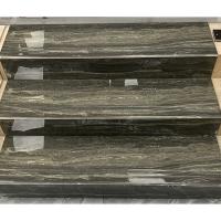 China Customize Luxury Porcelain Marble Stair Ceramic Tiles Full Body Glazed Non Slip for sale