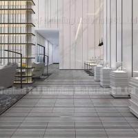 China Hotel Apartment Carpet Floor Porcelain Tiles Ceramic Texture Anti - Slip Strip Pattern for sale